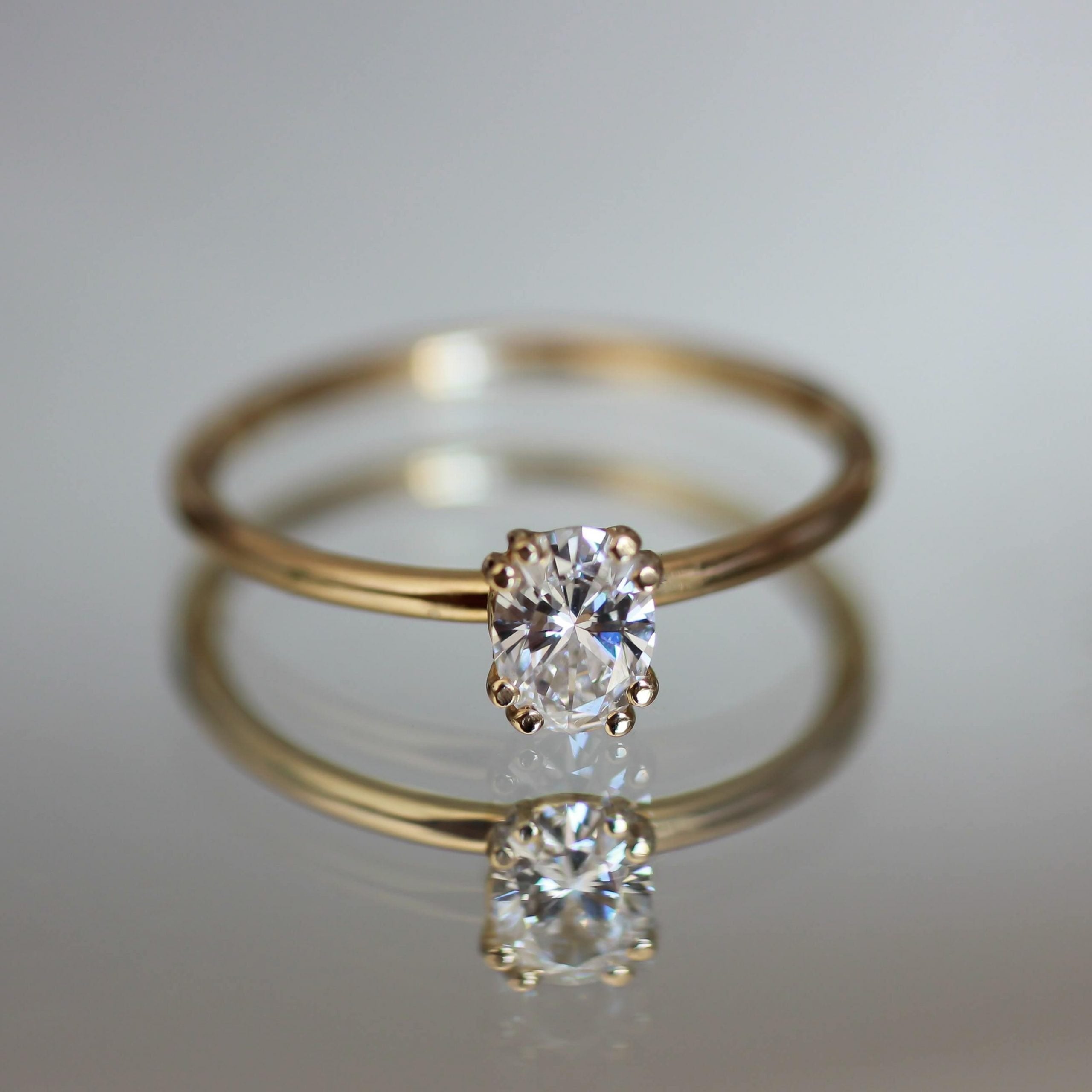 Milan Ring 14K Gold Lab Diamond – She-Ra Jewelry Global